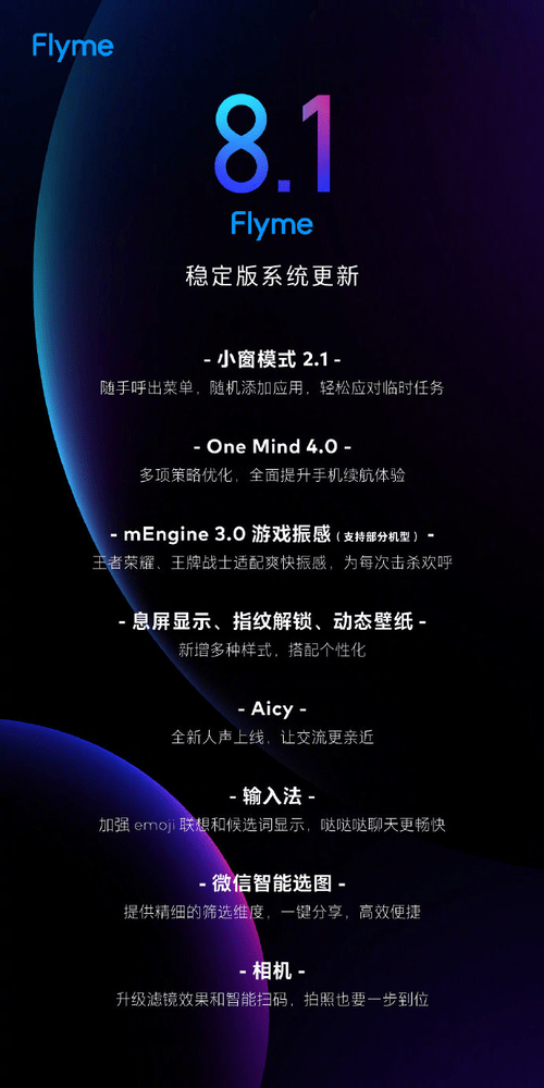 魅族正式推送Flyme8.1稳定版 除了四大功能还有更多实用体验_Mind