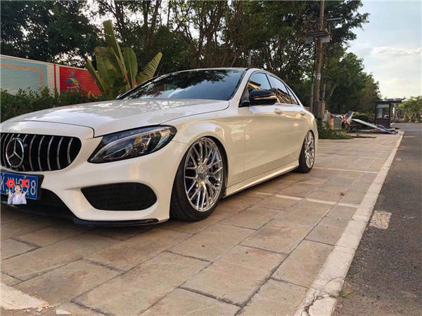 李洋分享奔驰C级W205改装AIRBFT气压减震器低趴案例_搜狐汽车_搜狐网