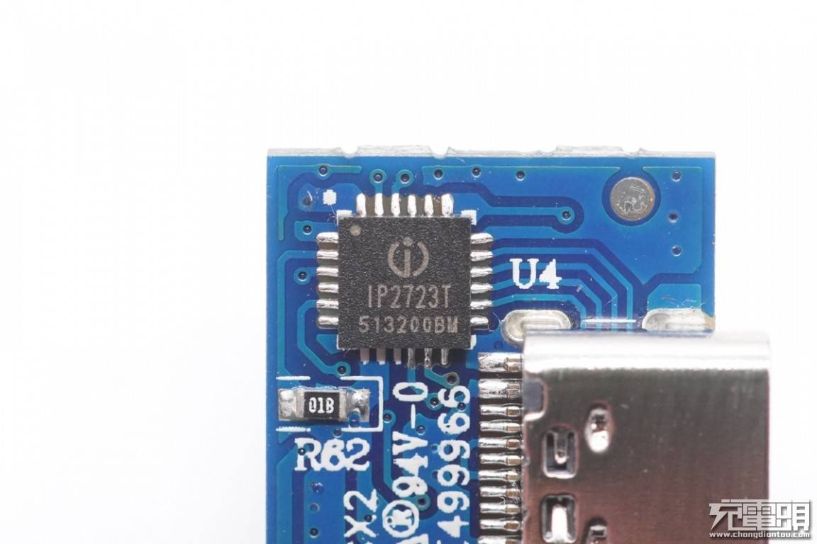 闪魔20W PD快充充电器拆解，内置英集芯IP2723T协议芯片_输出