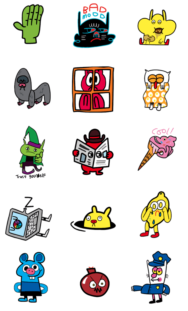 知名涂鸦画家Jon Burgerman | 充满英式戏虐的艺术顽童_Natuzzi