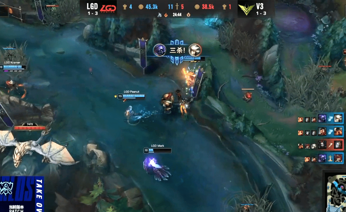 s10：lgd淘汰日本队，喜提倒数第二，距离出线还差两个bo5_比赛