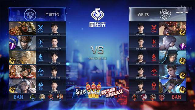 KPL：WB.TS 3:2击败广州TTG拿下四连胜_暴君