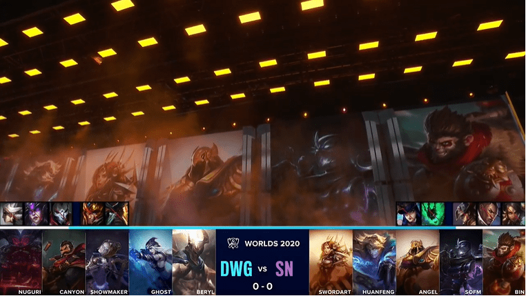 DWG运营强势，单线对拼不输SN，3:1击败SN拿下英雄联盟总冠军_双方