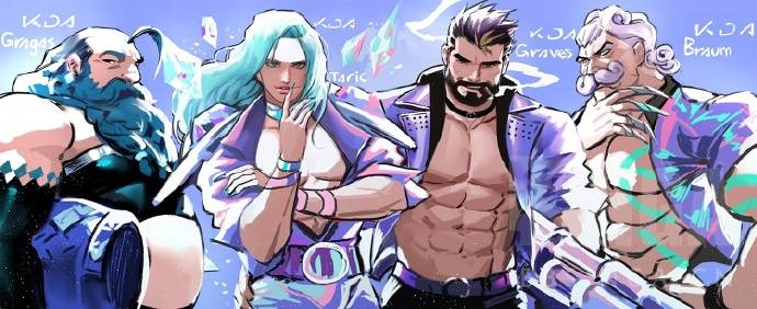 KDA男团2.0：肌肉猛男谁顶得住啊？-搜狐大视野-搜狐新闻