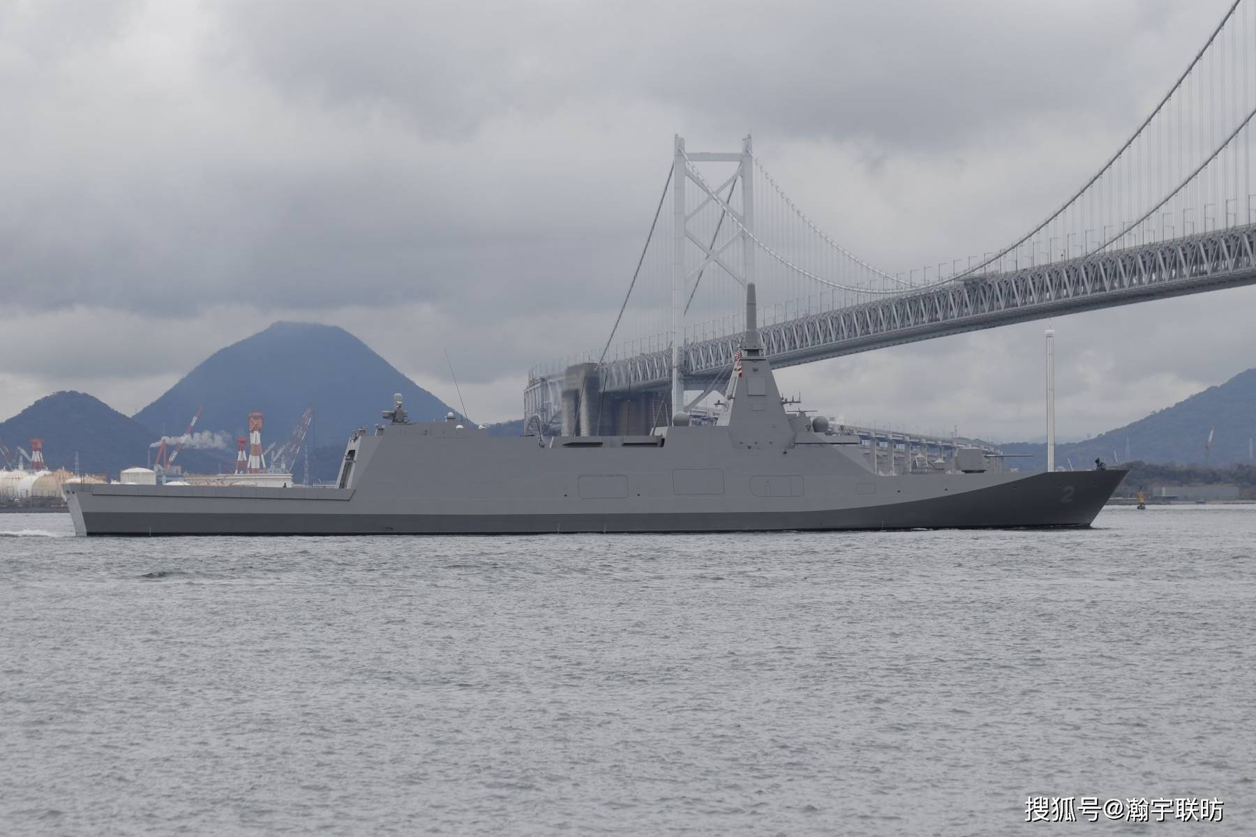 日本30FFM级护卫舰“熊野”号，3月22日服役！-搜狐大视野-搜狐新闻