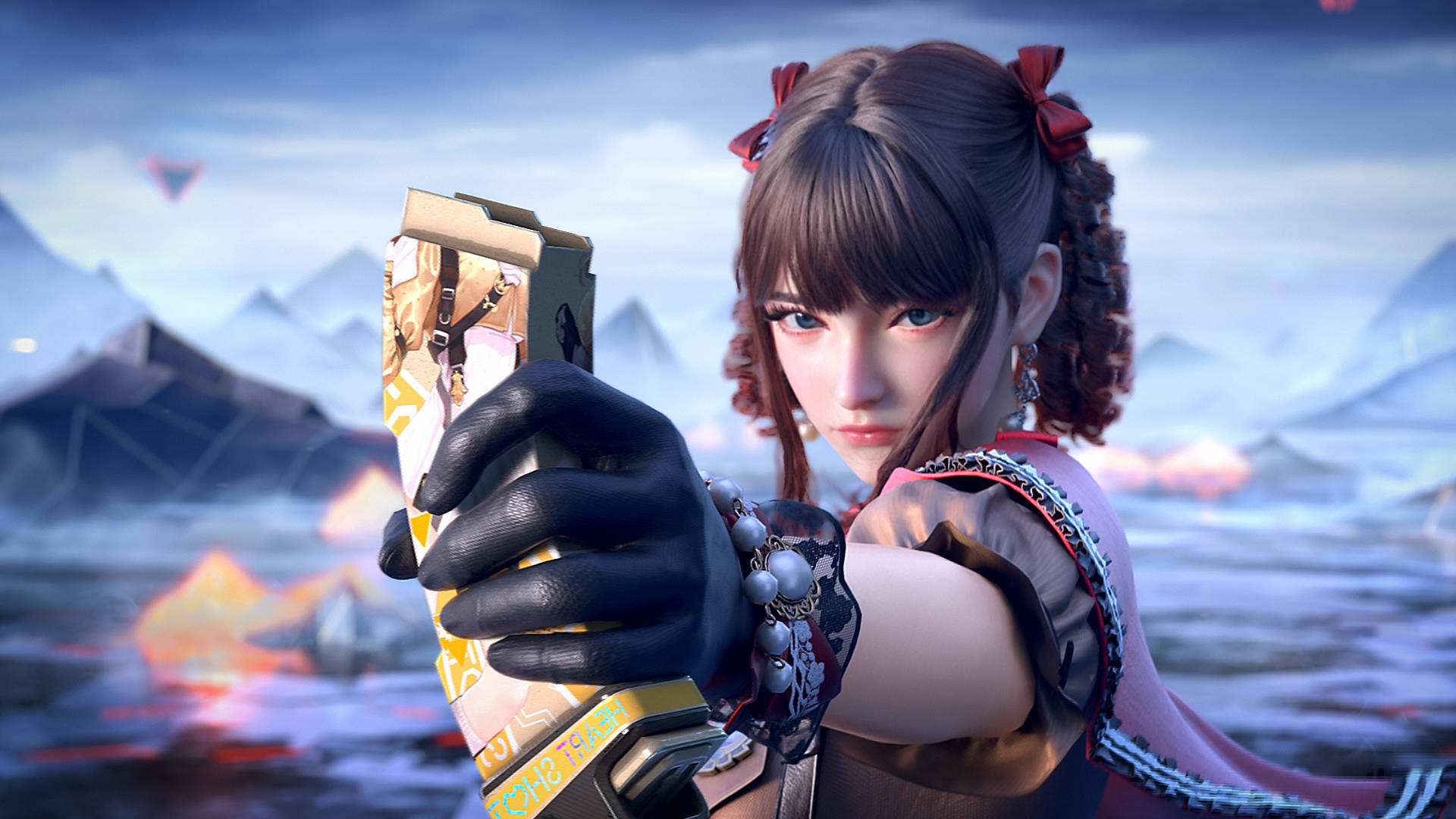 CF穿越火线高清壁纸：HeartShot电竞女子战队-搜狐大视野-搜狐新闻