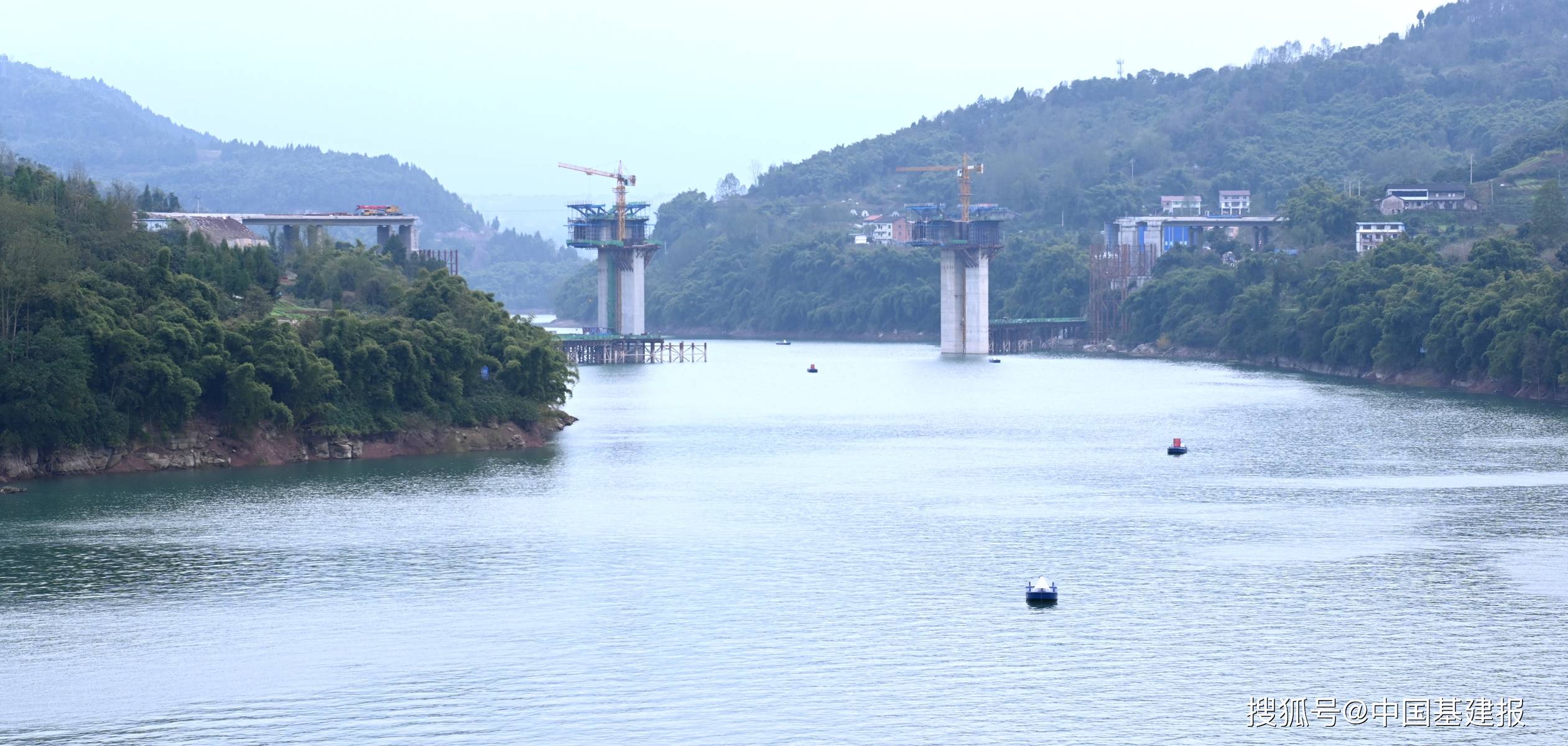 重庆市忠县东溪河大桥加紧施工-搜狐大视野-搜狐新闻