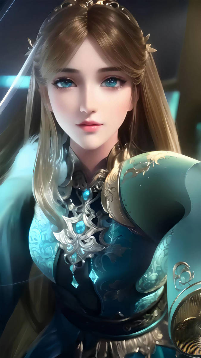 斗罗大陆宁荣荣AI手机壁纸：七宝琉璃宗的掌上明珠-搜狐大视野-搜狐新闻