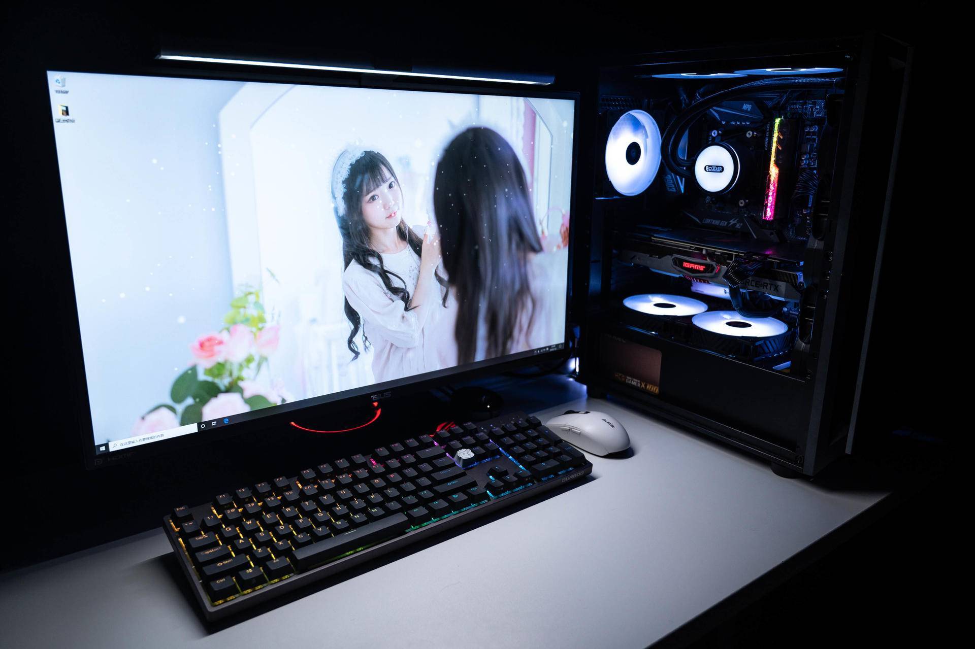 键盘发烧友退烧之选，游戏、办公兼顾杜伽K310_悬浮键帽