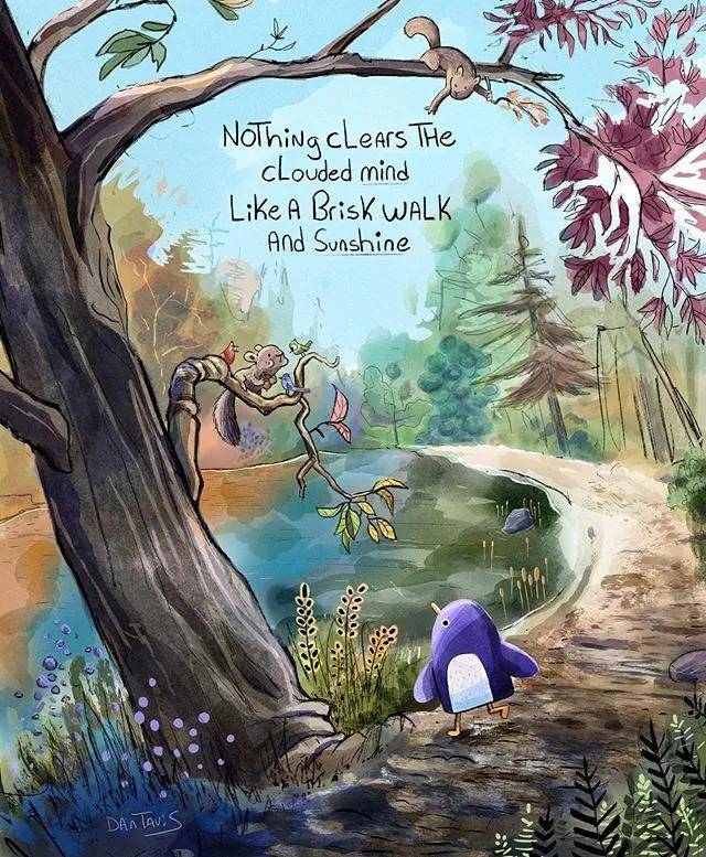 【插画】Dan Tavis笔下无忧无虑的童年_Winter