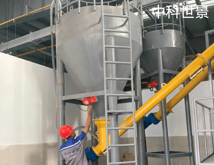 飞灰固化处理设备飞灰仓缓冲装置介绍设计