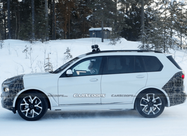 增推3.0T插混+8AT，宝马新款X7谍照曝光！-搜狐大视野-搜狐新闻