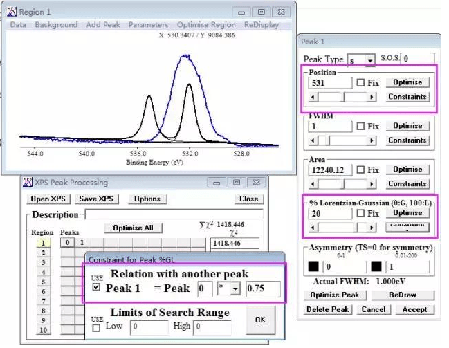 如何对xps数据进行分析处理_结合能