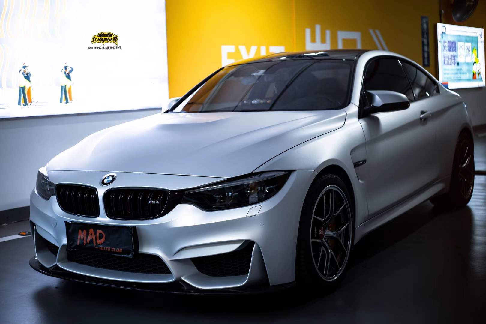 Ichanger（ICR）改变者纯消光银改色膜，宝马M4银色经典_搜狐汽车_搜狐网