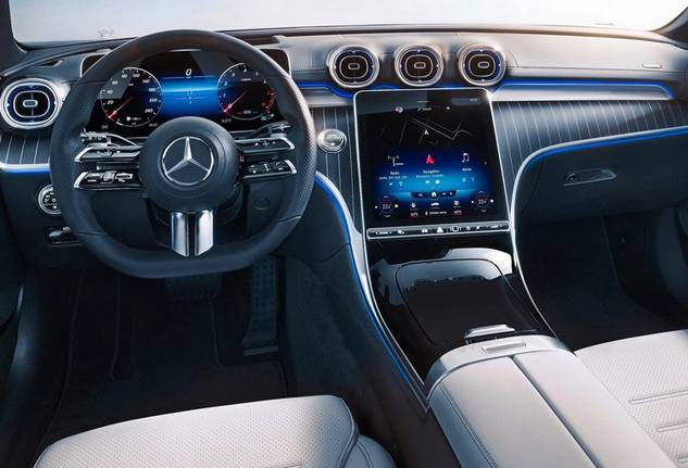 奔驰C级实车进店！入门版配1.5T+9AT，大屏内饰比奥迪A4还帅气！_搜狐汽车_搜狐网