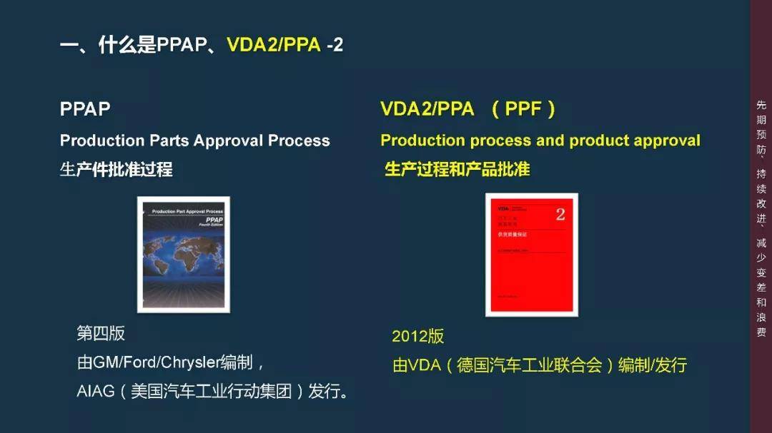 差异在哪里？美系PPAP&德系PPA培训教材_生产