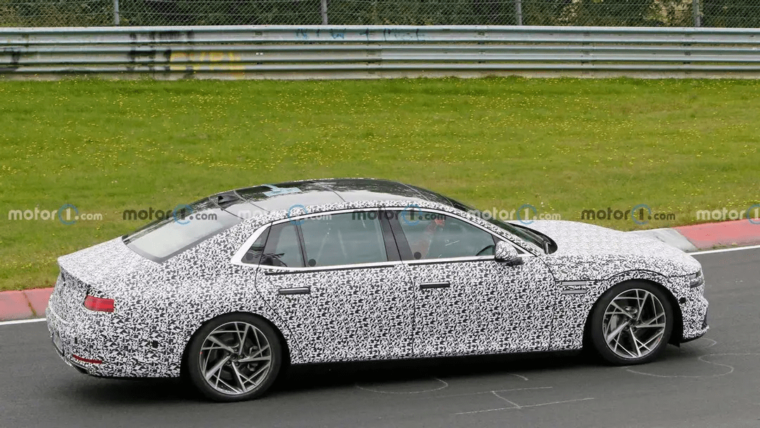 韩系旗舰捷尼赛思G90渲染图曝光，能和BBA旗舰扳扳手腕吗？_搜狐汽车_搜狐网