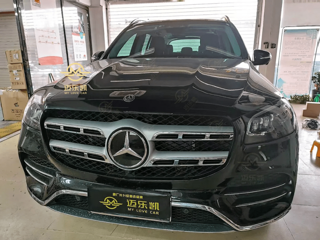 21款奔驰GLS450改装HUD抬头显示+前排通风座椅效果_搜狐汽车_搜狐网