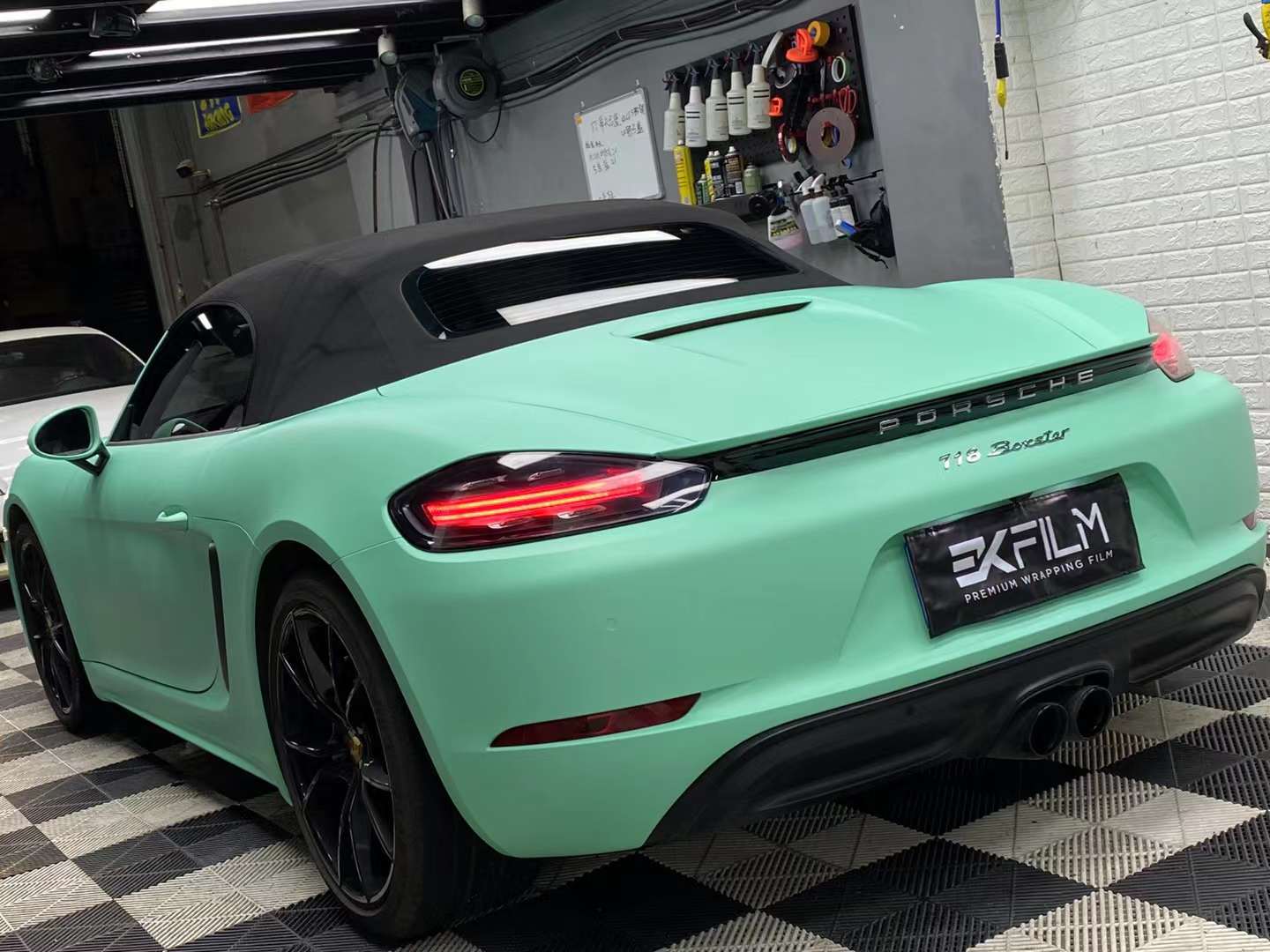保时捷 718 全车EKFILM-EK改色膜消光蒂芙尼_搜狐汽车_搜狐网