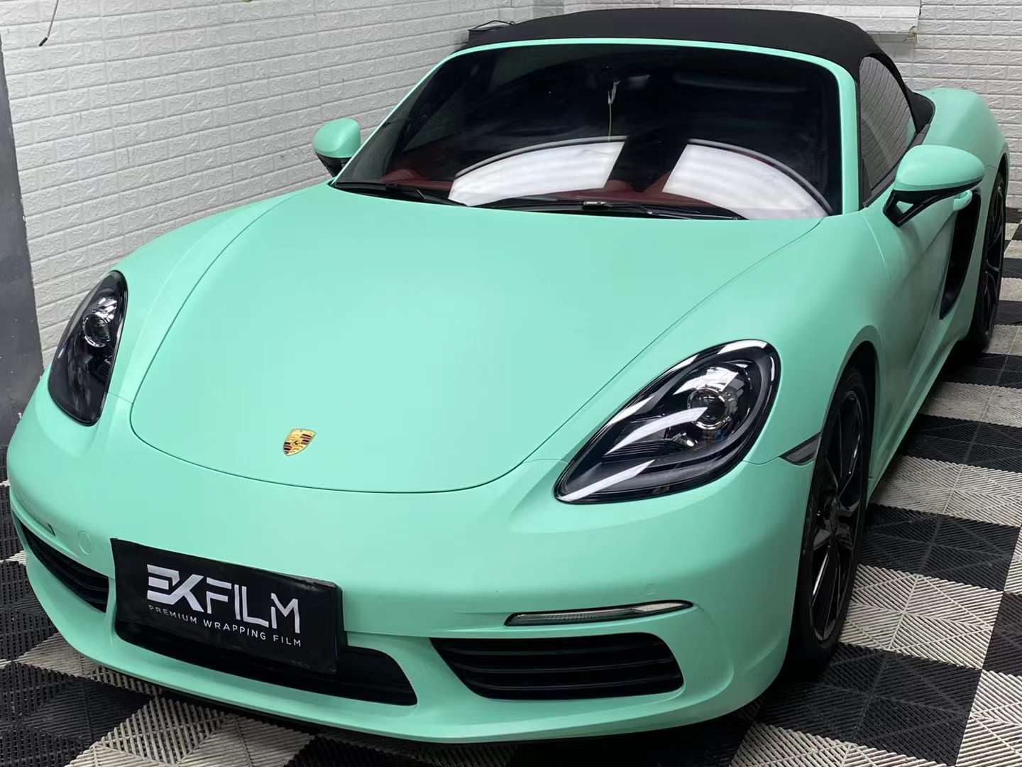 保时捷 718 全车EKFILM-EK改色膜消光蒂芙尼_搜狐汽车_搜狐网