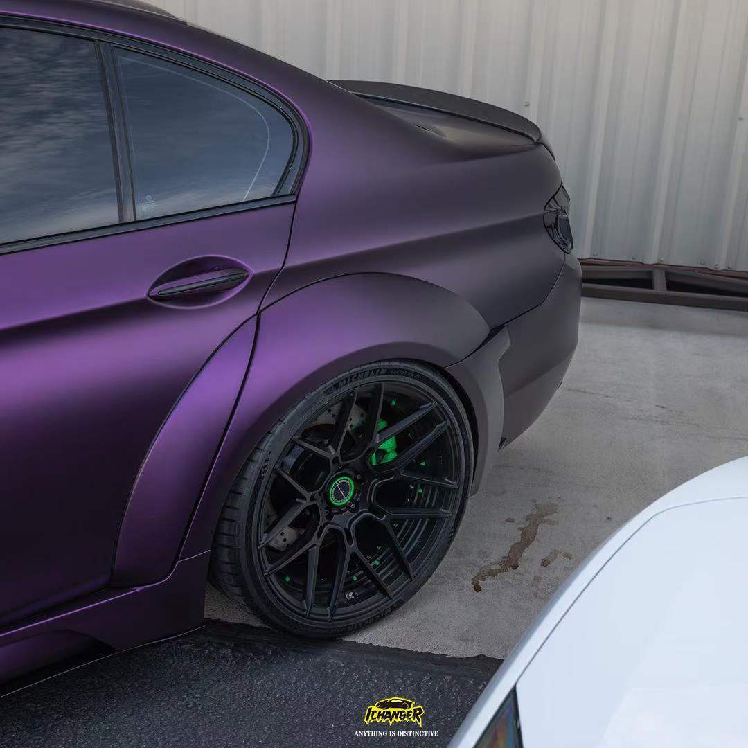 宝马 M5汽车Ichanger（ICR）改变者改色膜幽灵金属魅惑紫_搜狐汽车_搜狐网