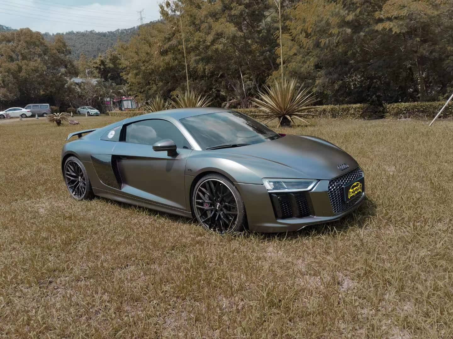 奥迪 R8贴膜Ichanger（ICR）改变者改色膜重金属碳灰（新品）_搜狐汽车_搜狐网