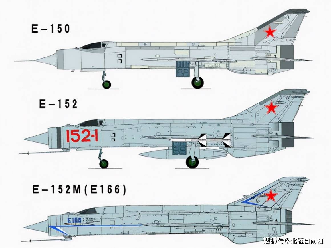 双发大米格，改到亲妈都不认识，E-152甚至还有两片小胡子_验证机_发动机_测试