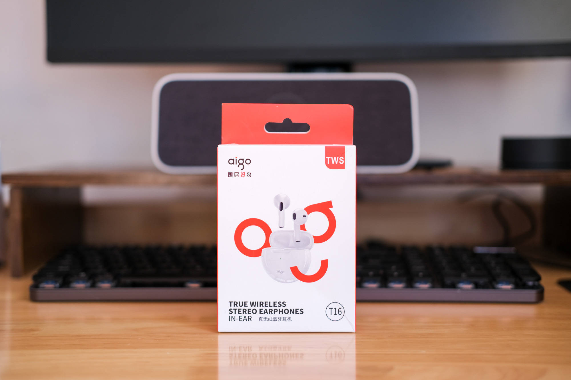 不只是听个响，仅65元，aigo真无线蓝牙耳机T16开箱测评_充电_方面_设计