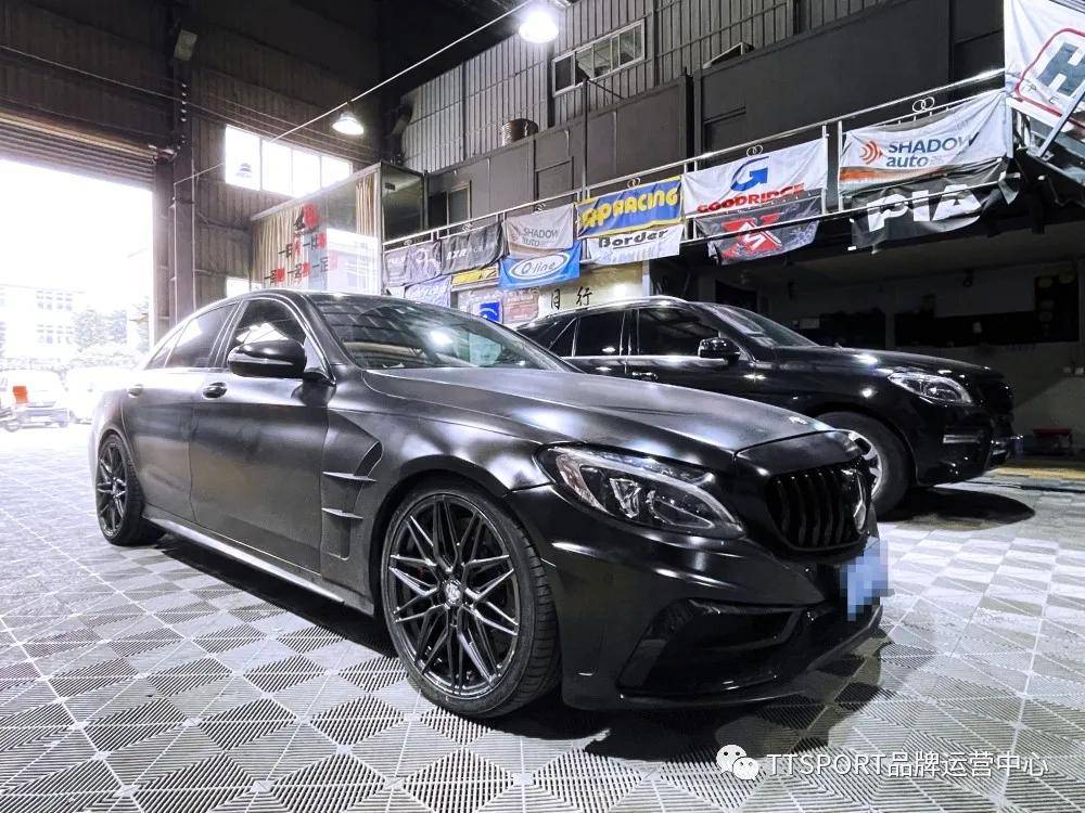 TTSPORT改装案例 | 奔驰W205升级前轮六活塞后轮加大碟刹车套装_搜狐汽车_搜狐网