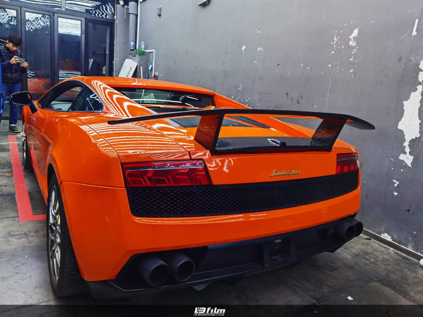 LBFILM改色膜—兰博基尼-570-4 Super-高亮橙_搜狐汽车_搜狐网