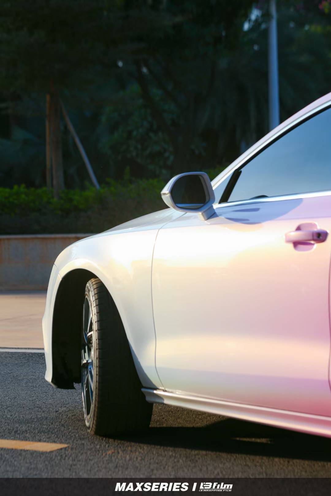 LBFILM：奥迪-A7全车贴膜LB改色膜独家镭射渐变喷绘膜_搜狐汽车_搜狐网