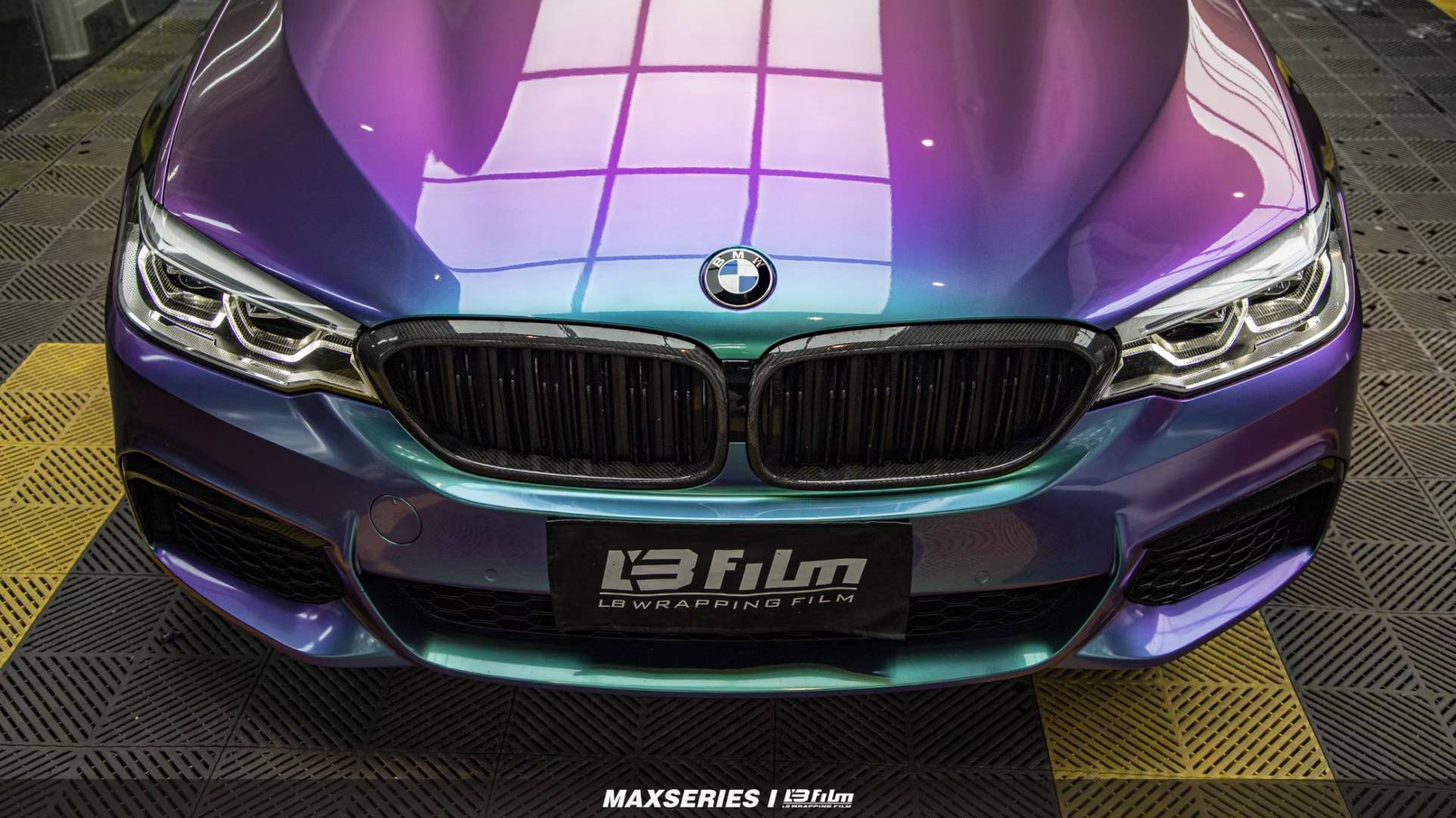 LBFILM改色膜：宝马530Li独家新品朝霞紫发布上线_搜狐汽车_搜狐网