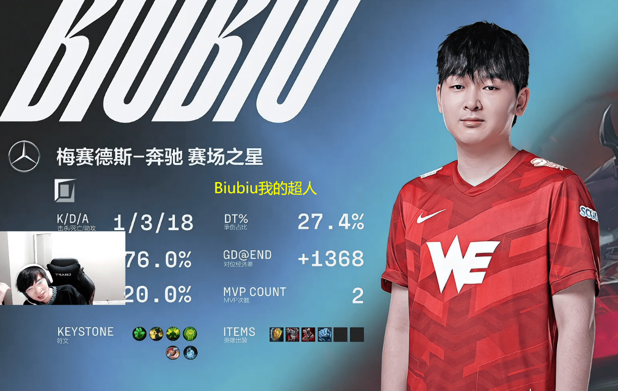 悲伤回归WE终获首胜，Biubiu香克斯顶级团战配合碾压LGD！_塞恩_狗熊_发条