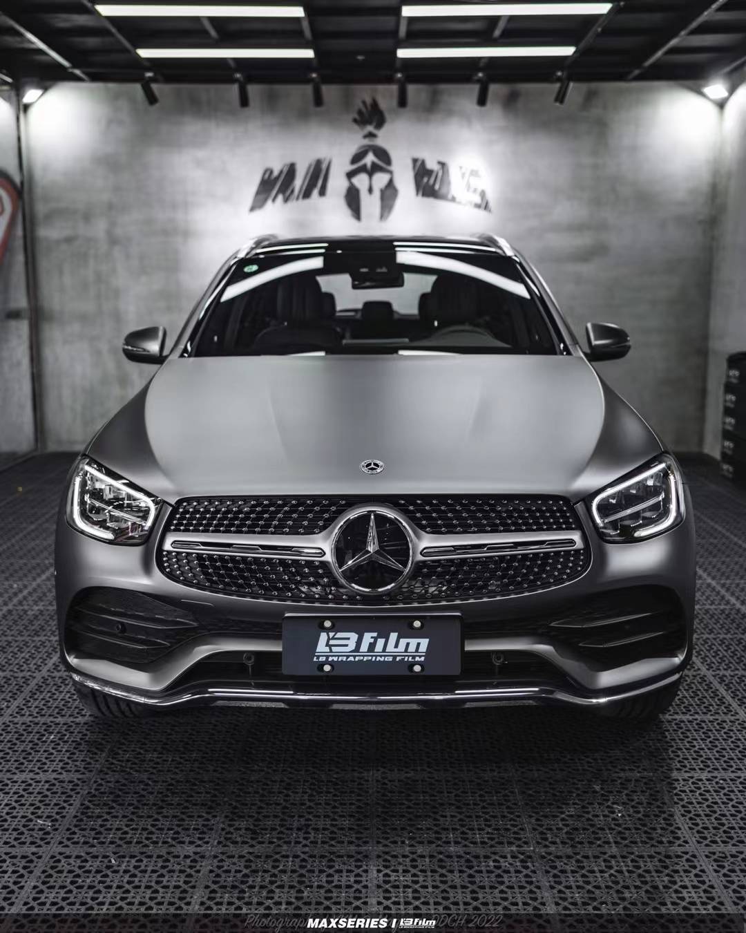 冷静优雅，奔驰GLC原厂漆AMG山灰改色膜 LBFILM_搜狐汽车_搜狐网
