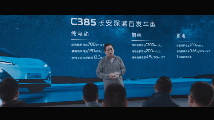 对标Model 3，纯电、氢能、增程全覆盖，长安深蓝C385第二季度上市_搜狐汽车_搜狐网
