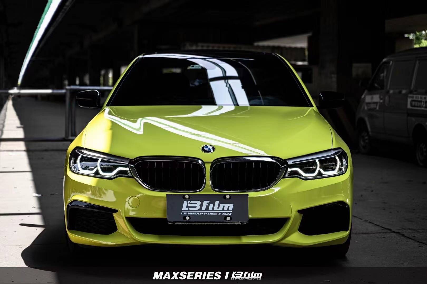 宝马530Li -LBFILM改色膜原厂漆圣保罗黄_搜狐汽车_搜狐网