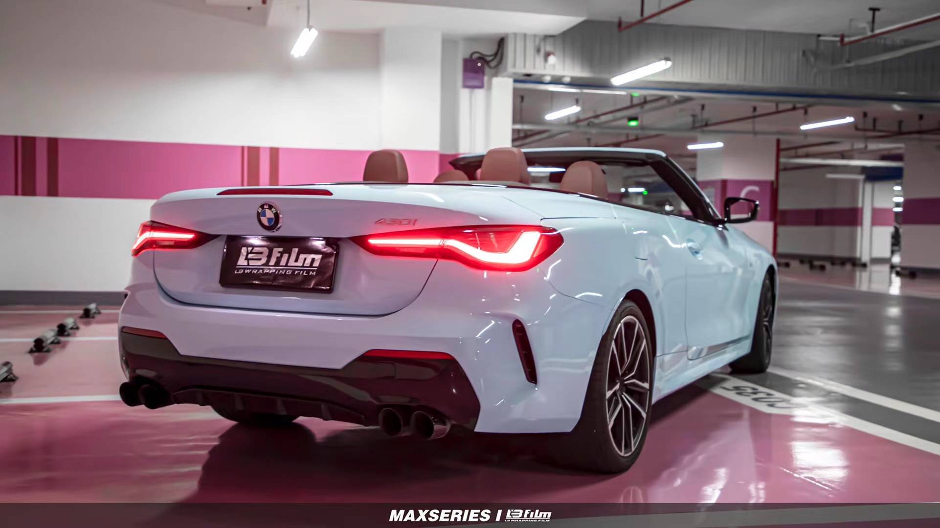 宝马430i -LBFILM改色膜原厂漆冰川蓝_搜狐汽车_搜狐网