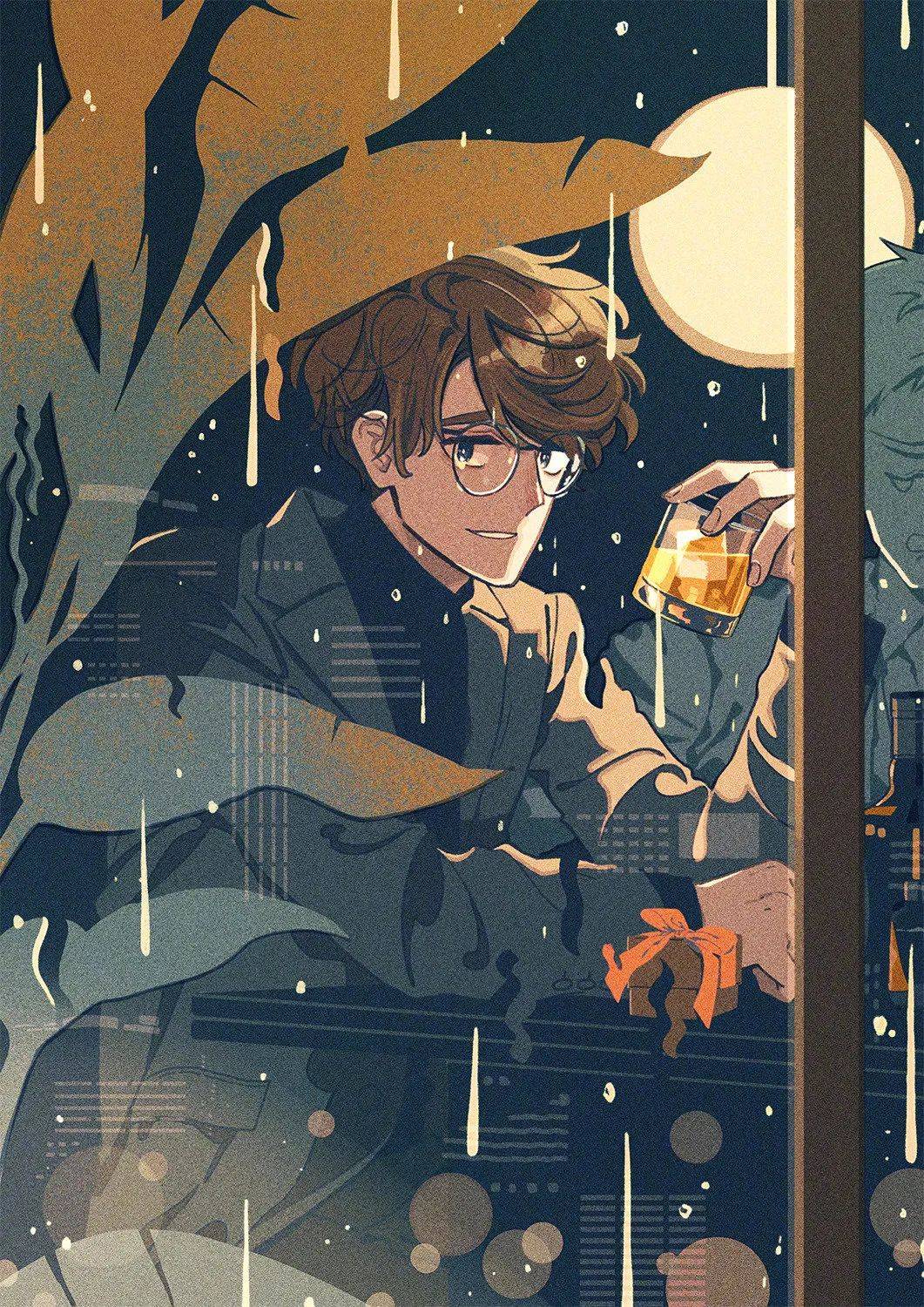 【插画】keisin笔下清新可爱的少女与动物们_版权_twi_声明