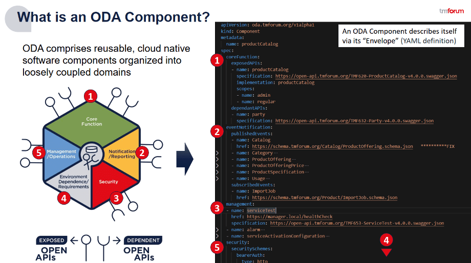 TM Forum ODA - 打开云原生IT与网络架构的钥匙_组件_支持_Canvas