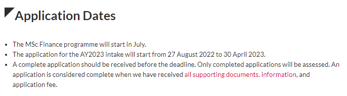 重磅！新加坡南洋理工大学23fall申请截止日期正式公布！_项目_科学_时间