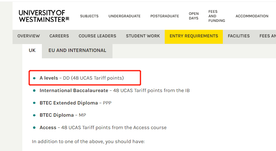 两门Alevel成绩即可申请的英国名校汇总！_大学_专业_要求