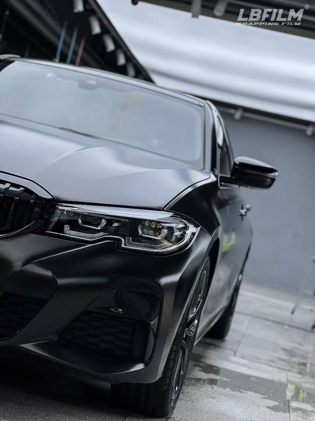 宝马3系LBFILM陶瓷黑改色膜,显神秘与气场！_搜狐汽车_搜狐网