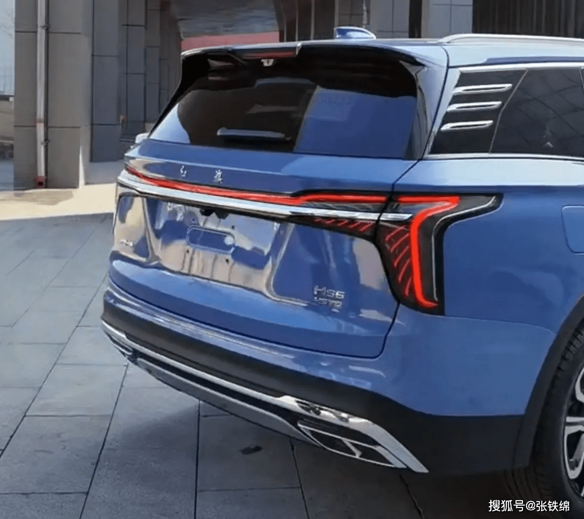 全新红旗HS6实车曝光，外观很霸气，车长4995mm，搭载2.0T动力_搜狐汽车_搜狐网