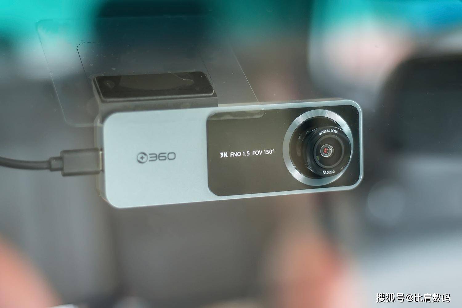 3K分辨率清晰录制，造型精巧不挡视线，360行车记录仪K580评测_搜狐汽车_搜狐网