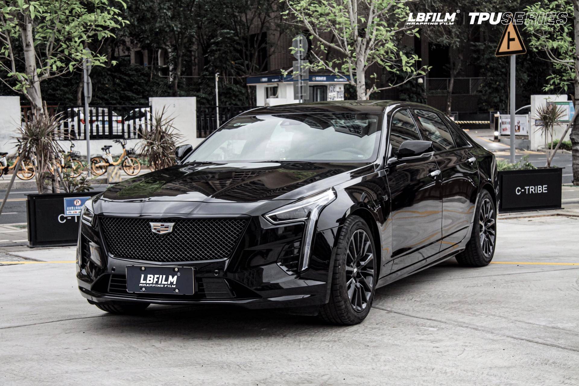 凯迪拉克CT6-LB改色膜车衣TPU亮黑，超亮，超黑，超有高级感_搜狐汽车_搜狐网