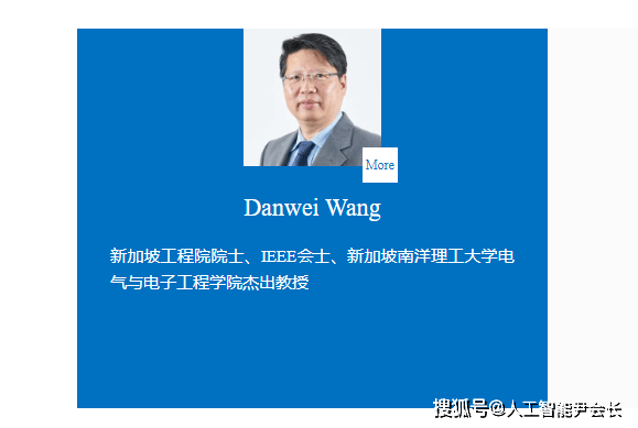 新加坡工程院院士、南洋理工大学杰出教授Danwei Wang加入亚太人工智能学会！_国际_教育_组织