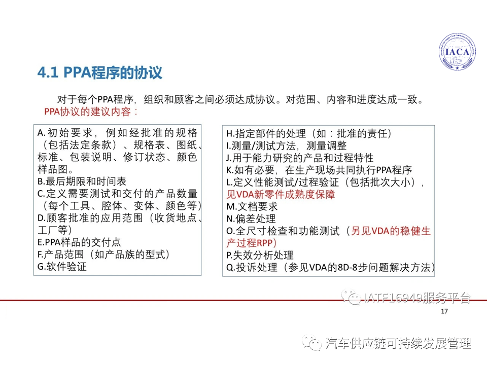 干货 | VDA2-2020 生产过程和产品批准PPA（德系PPAP）解析_搜狐汽车_搜狐网