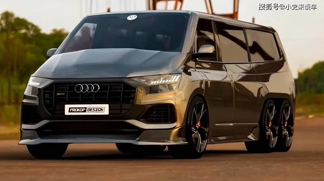 奥迪首款MPV终于曝光，六轮设计外观霸气超埃尔法，加长车身真帅_搜狐汽车_搜狐网