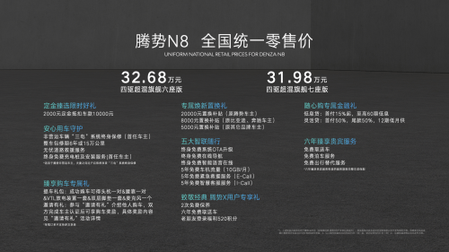 31.98万-32.68万，打造豪华中大型SUV新价值标杆腾势N8正式上市_搜狐汽车_搜狐网