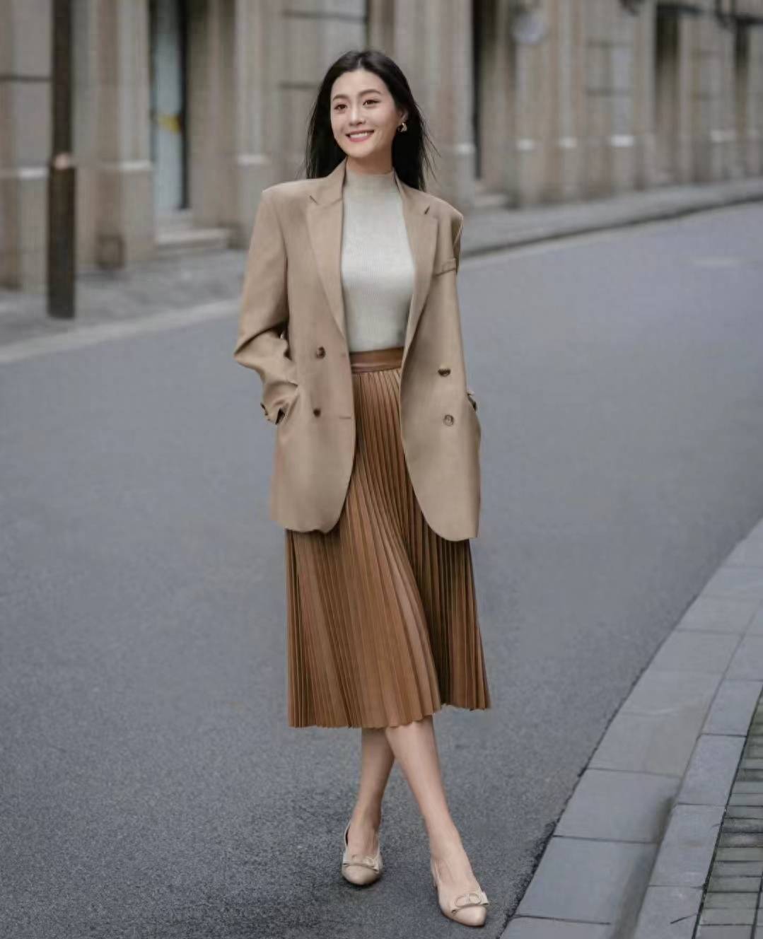 上海女人春夏流行穿“长裙”，优雅气质，美的毫不费力！ -6parkbbs.com